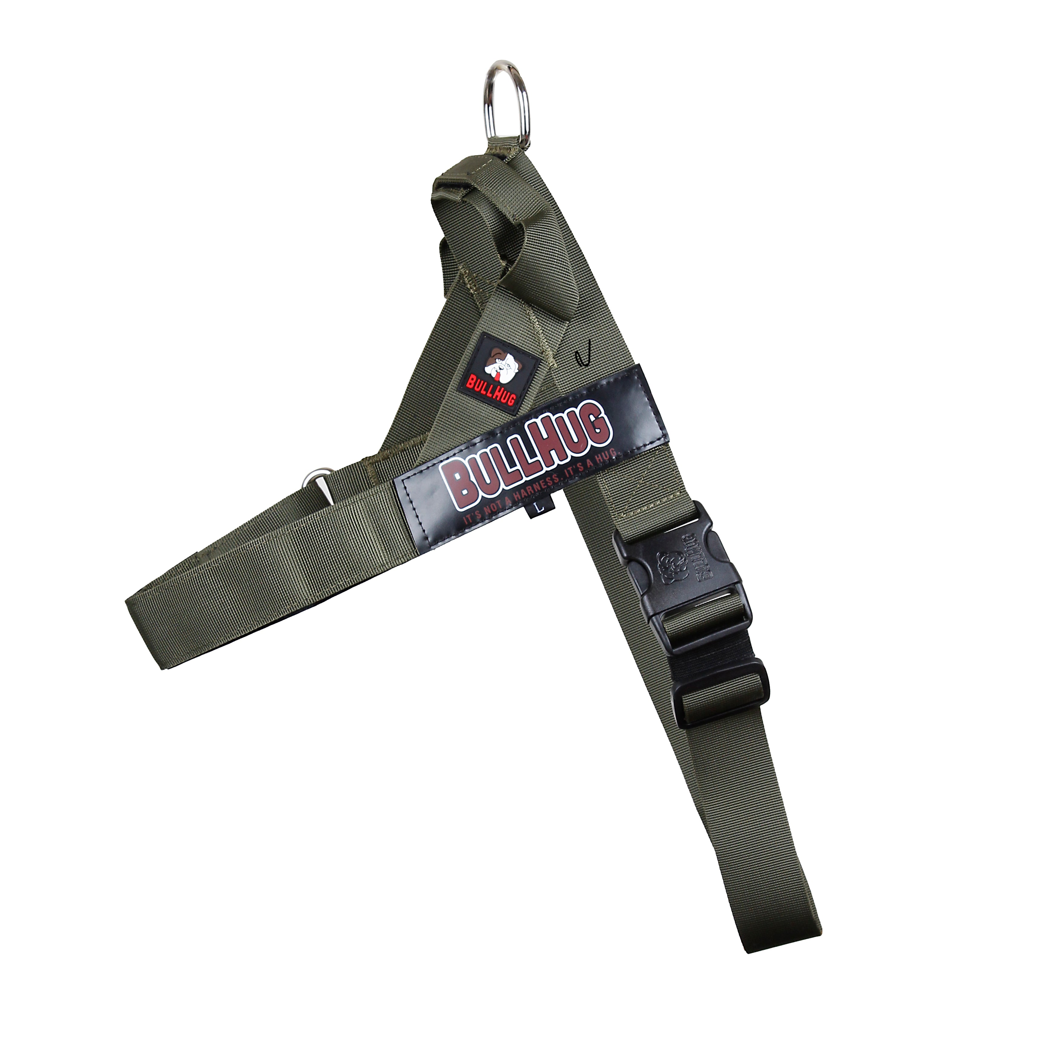 "OLIVE GREEN" BULLHUG HARNESS – thebullhug.com